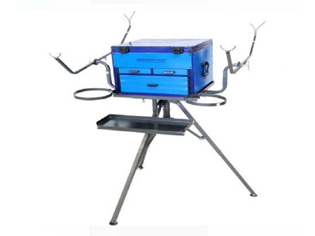 Sensation Aluminium Large Muti Box And Sensation Tri Pod Stand – TNT Tackle